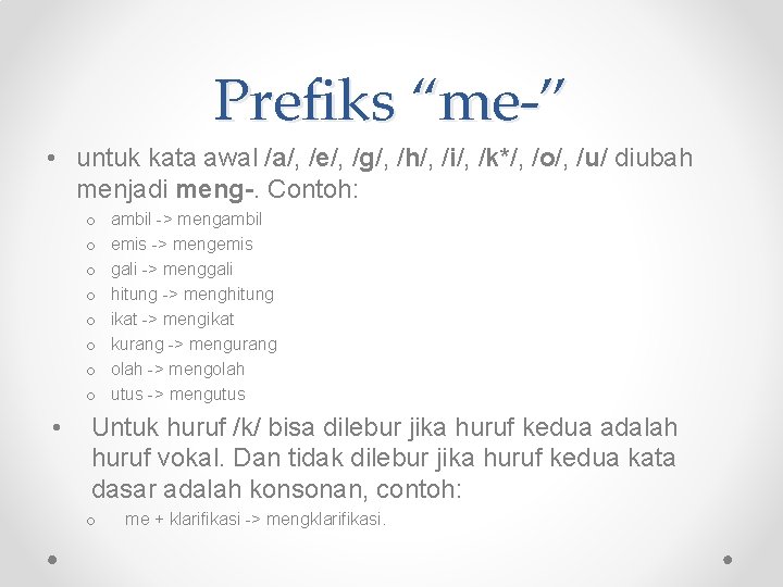 Prefiks Infiks By Alvin Brian Jeffry Marvin Michael