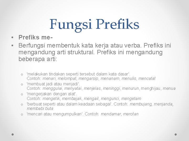 Prefiks Infiks By Alvin Brian Jeffry Marvin Michael