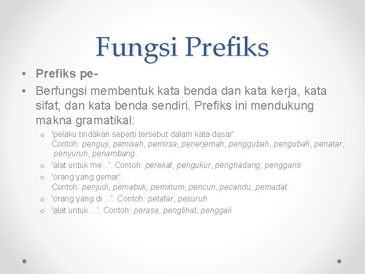 Prefiks Infiks By Alvin Brian Jeffry Marvin Michael