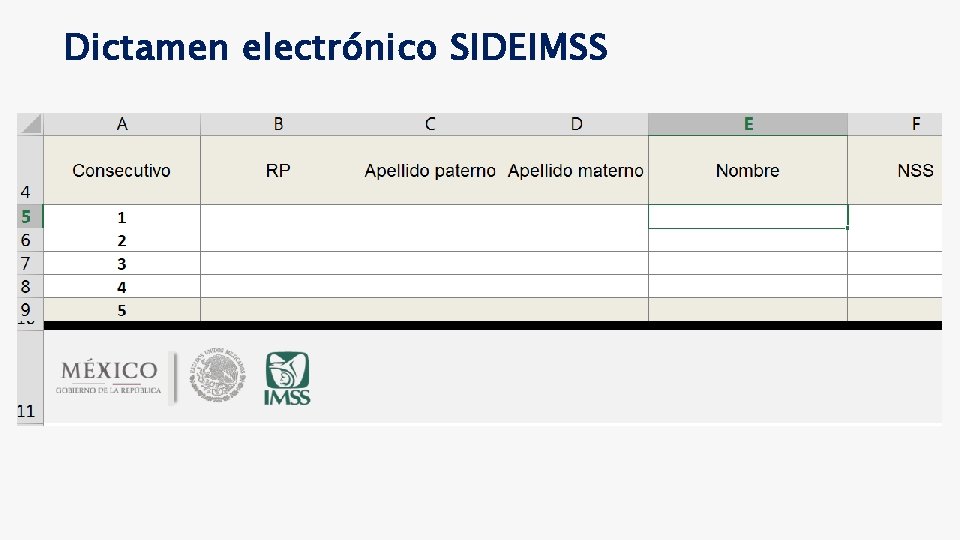 Nuevo Dictamen Electrnico Sideimss Antecedentes Contenido Marco Legal