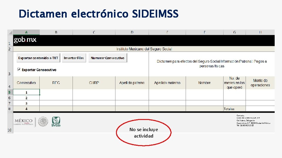Nuevo Dictamen Electrnico Sideimss Antecedentes Contenido Marco Legal