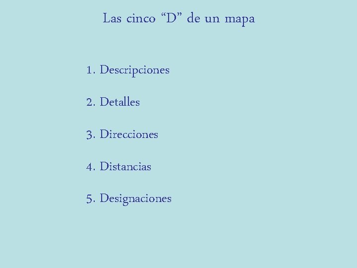 Navegacin Terrestre Mapas Que es un Mapa Es
