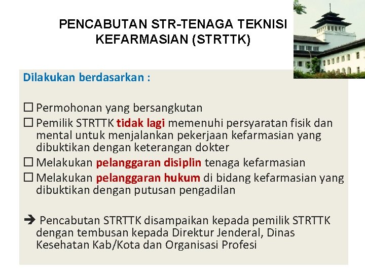 ALUR PENERBITAN STRTTK STR Tenaga Teknisi Kefarmasian PERORANGAN
