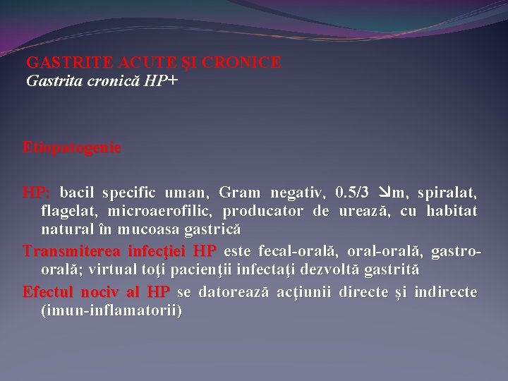 Eficiena tratamentului fitoterapeutic n infecia cu Helicobacter Pylori
