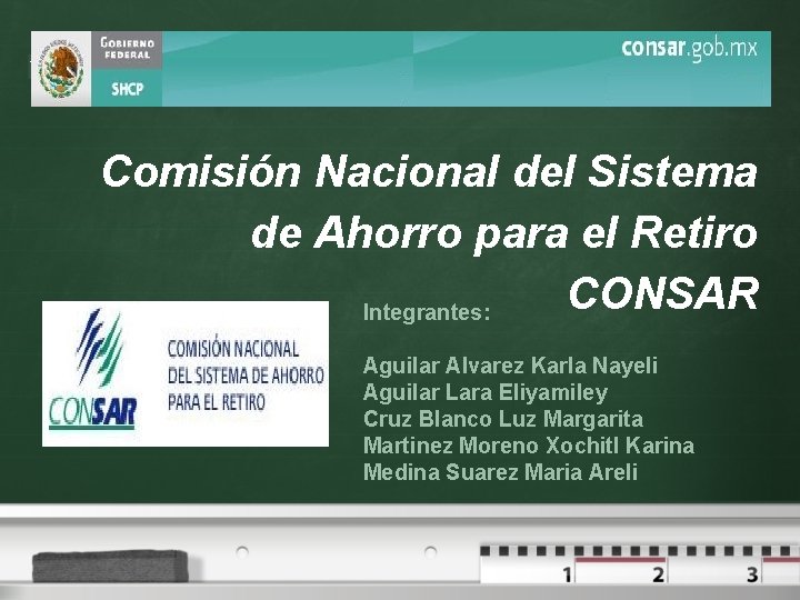 Your logo Comisin Nacional del Sistema de Ahorro