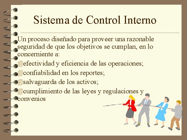 Sistema de Control Interno Como poner todas las