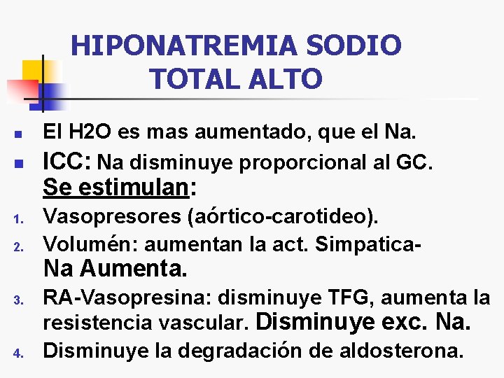 LIQUIDOS Y ELECTROLITOS Jairo Alarcon MD Intensivista Pediatra