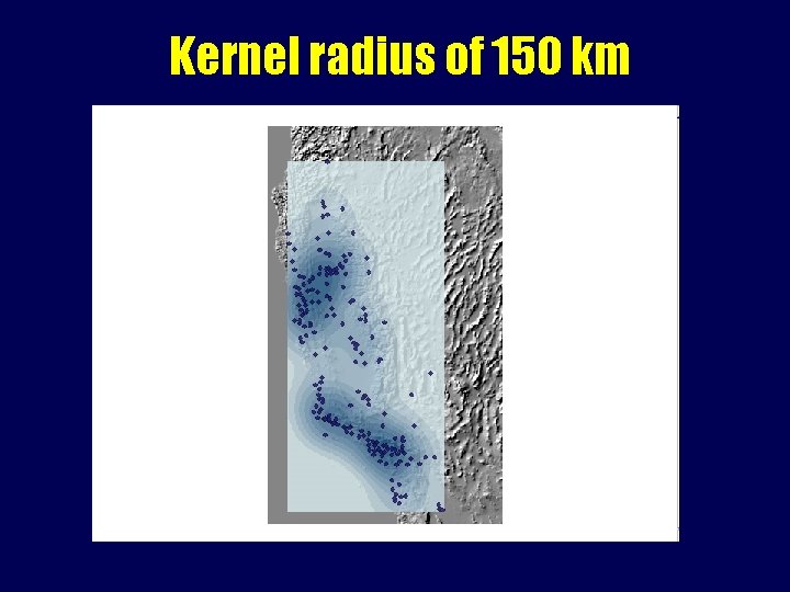 Spatial Analysis cont Density Estimation Summary Spatial Statistics