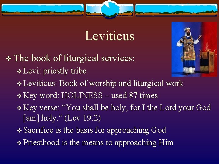 Christ in Leviticus The Sacrifices Part 2 Leviticus