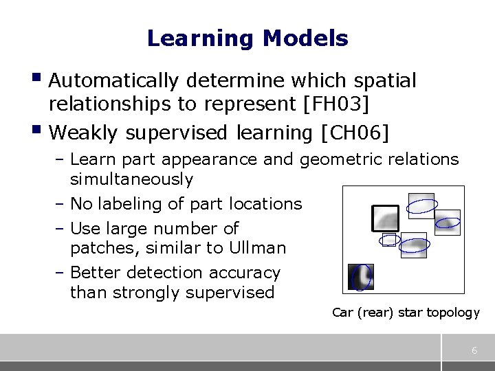 Discussion of Pictorial Structures Pedro Felzenszwalb Daniel Huttenlocher