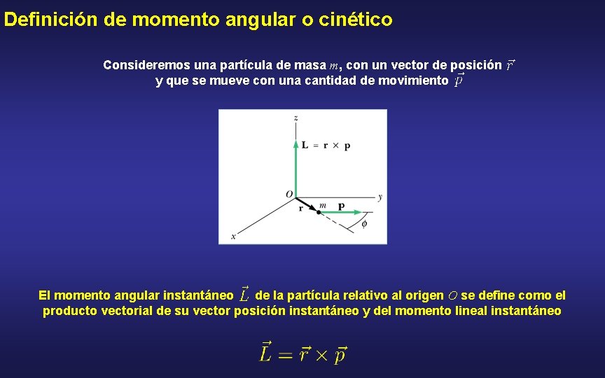 Movimiento de rotacin Javier Junquera Bibliografa Fsica Volumen