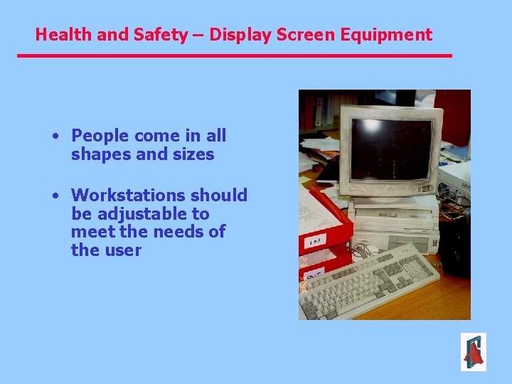 Health and Safety Display Screen Equipment DSE Assessments