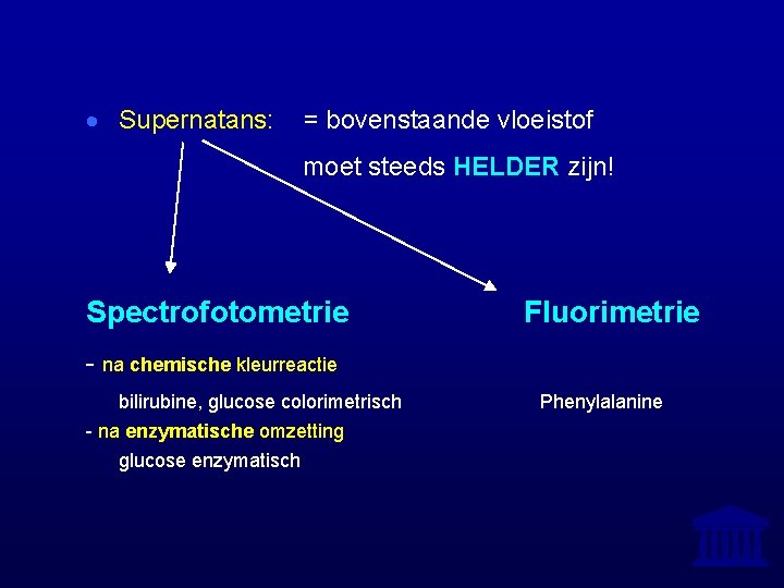 Praktische Oefeningen MEDISCHE BIOCHEMIE Prof Dr J Van