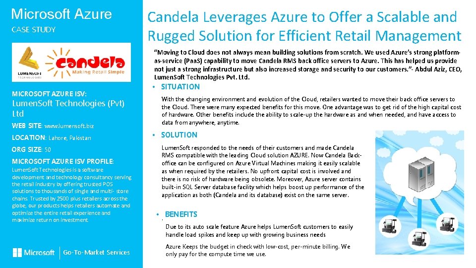 Microsoft Azure CASE STUDY MICROSOFT AZURE ISV Lumen