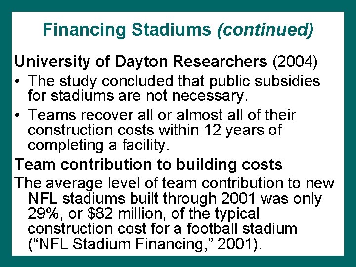 chapter 1 Financial Issues in Sport Lonni Steven