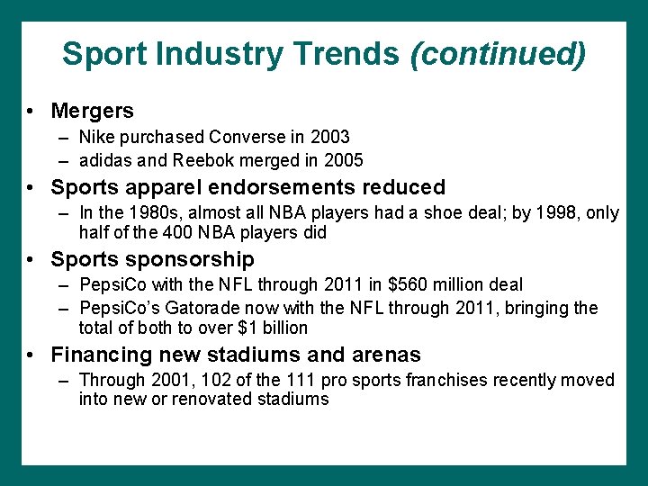 chapter 1 Financial Issues in Sport Lonni Steven