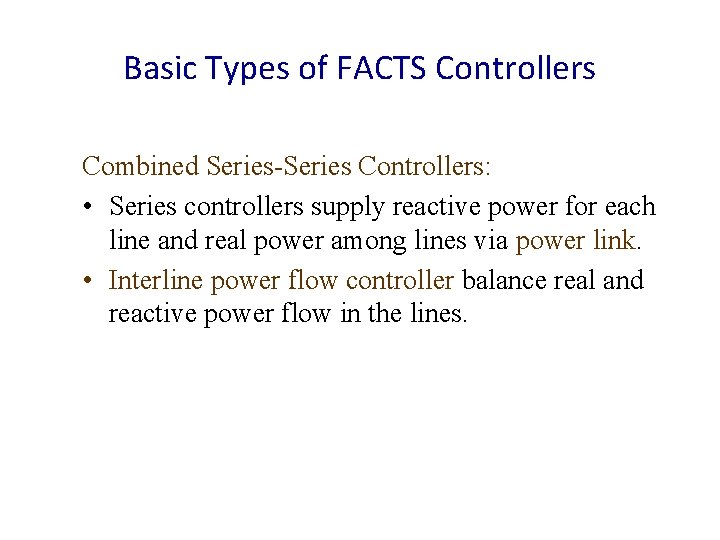 INTRODUCTION TO FACTS Presented by MALLAJYOSULA KOTI APARNA