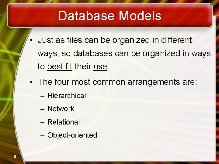Introduction to Computing Lecture 13 Outline Managing Files