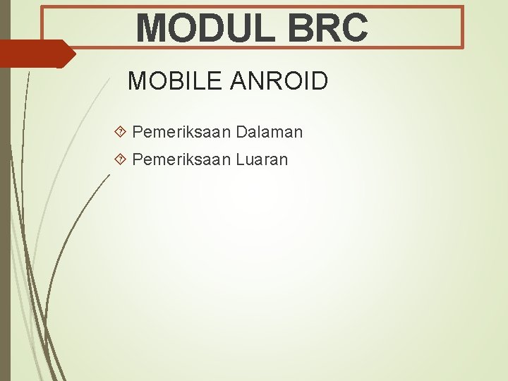 ALIRAN PROSES MODUL PENGURUSAN ASET INVENTORI Senarai Proses