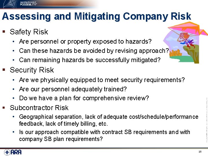 Risk Assessment and Mitigation Don Cole Project Management
