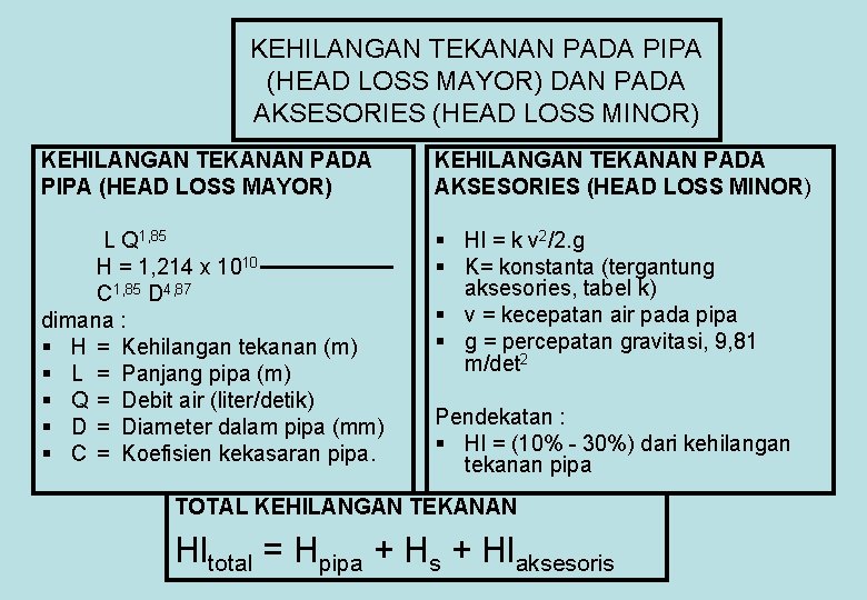 RENCANA TEKNIS TERINCI DED SISTEM PENYEDIAAN AIR MINUM