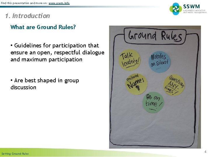 Setting Ground Rules Naomi Radke seecon international Gmb
