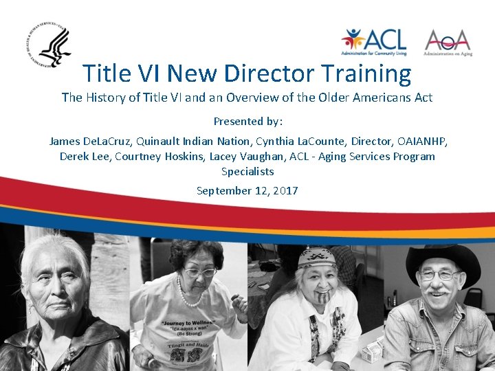 Title VI New Director Training The History of