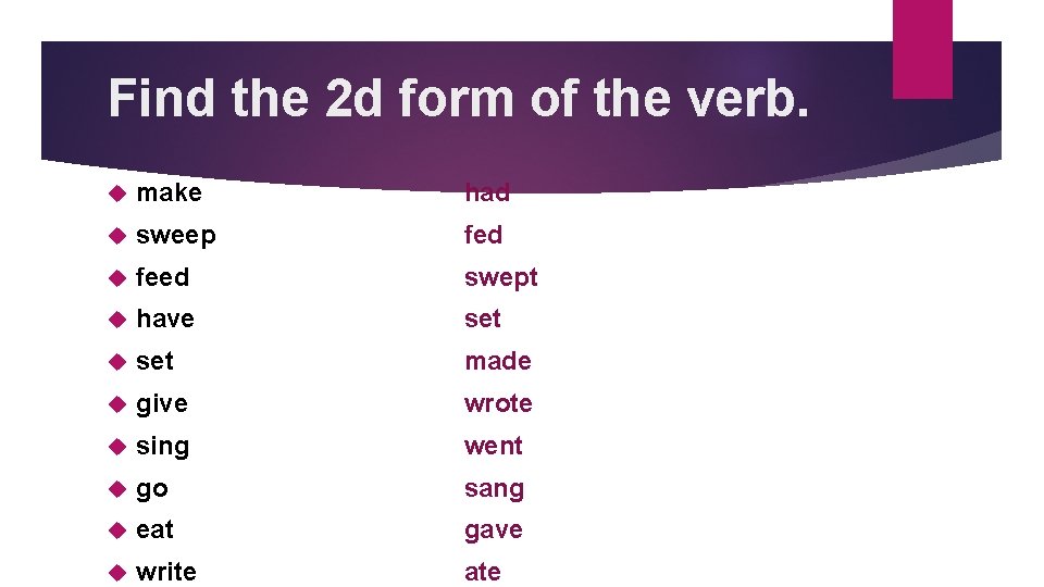 What did you do yesterday Read the sentences