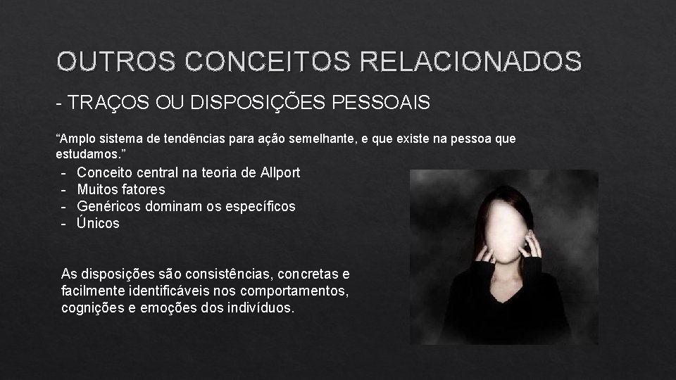 TEORIA DA PERSONALIDADE POR GORDON WILLARD ALLPORT A