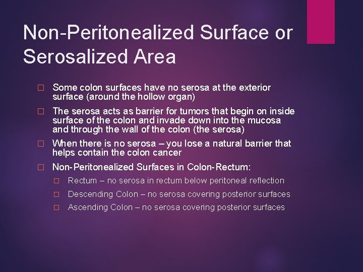 TNM Staging Colon and Rectum TONYA BRANDENBURG MHA