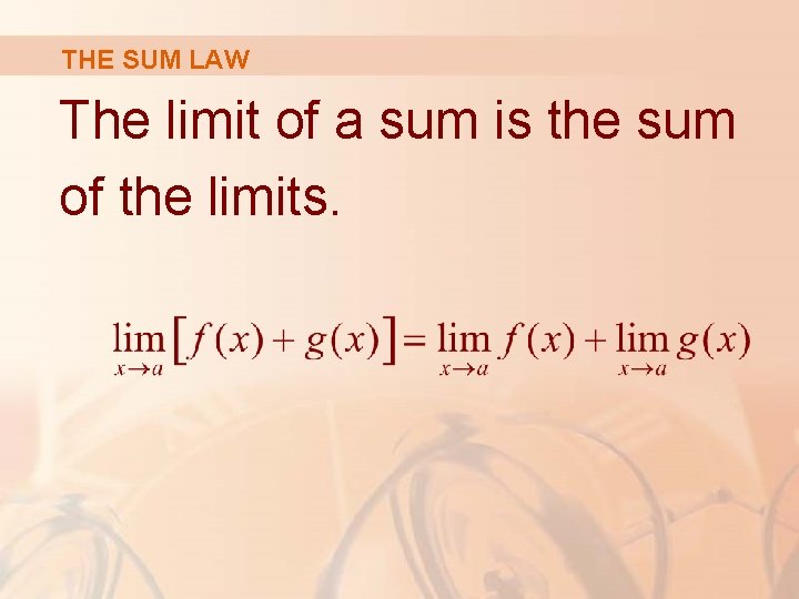 2 LIMITS LIMITS We have used calculators and