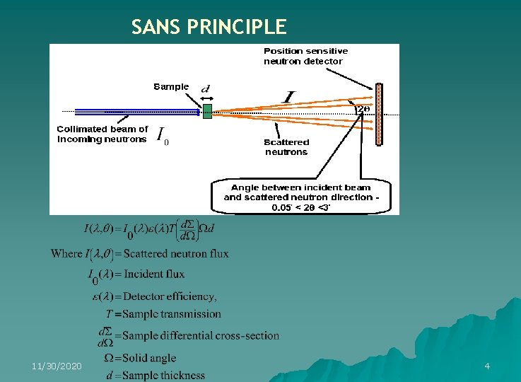 COMPARISON BETWEEN PULSED AND CONTINUOUS SOURCES FOR SMALL