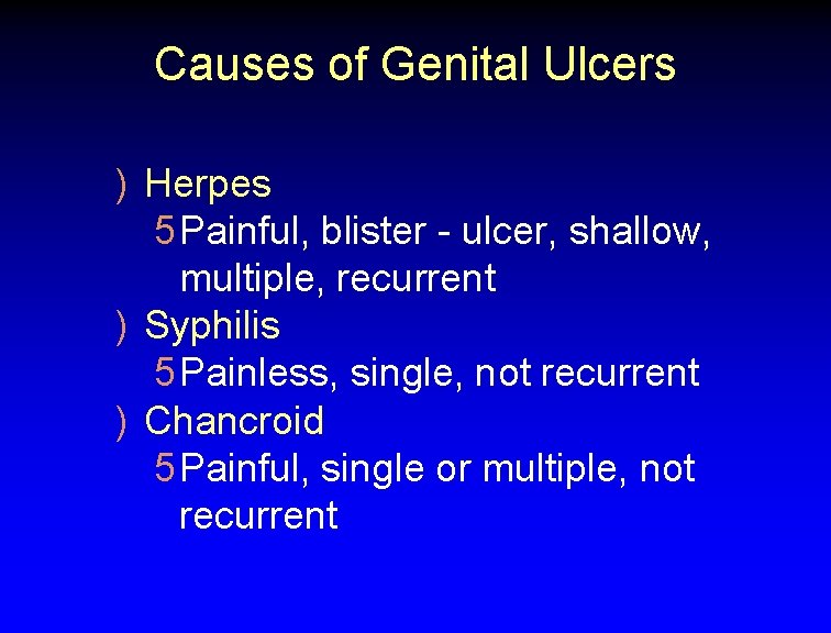 Overview of Sexually Transmitted Diseases Rebecca A Lillis