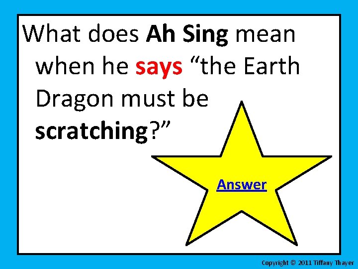 Unit 3 Lesson 12 The Earth Dragon Awakes