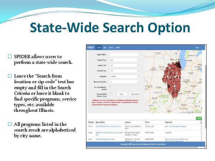 The Service Provider Identification and Exploration Resource SPIDER