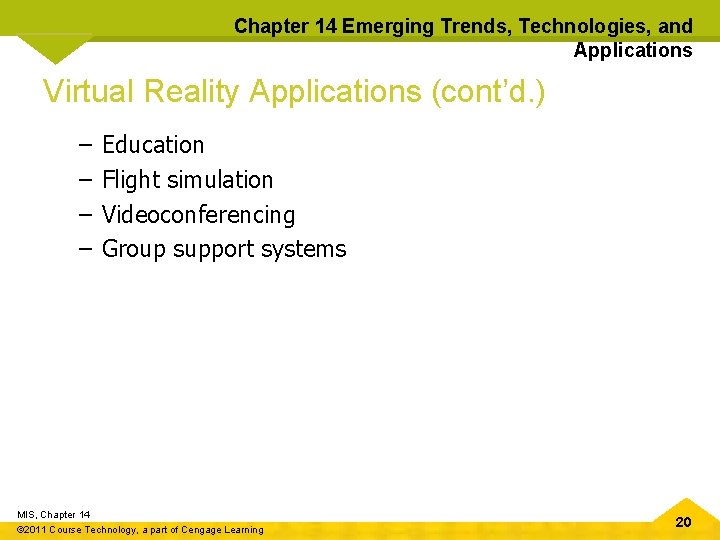 MIS CHAPTER 14 EMERGING TRENDS TECHNOLOGIES AND APPLICATIONS