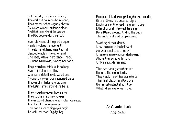 Philip Larkin Poetic Genius By Jeff Dutchak A
