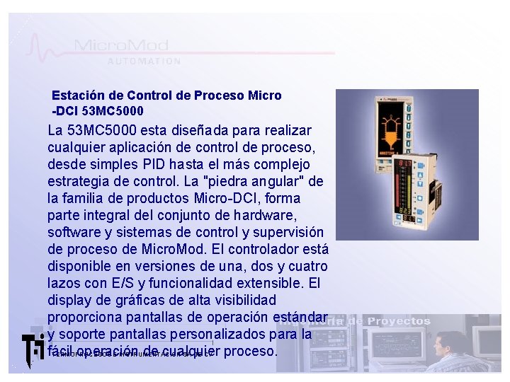 TERMOPROCESOS EEINSTRUMENTACION TERMOPROCESOS E INSTRUMENTACION SA DE CV