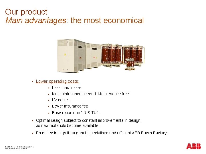 Dry type transformers Zaragoza Factory presentation ABB Group