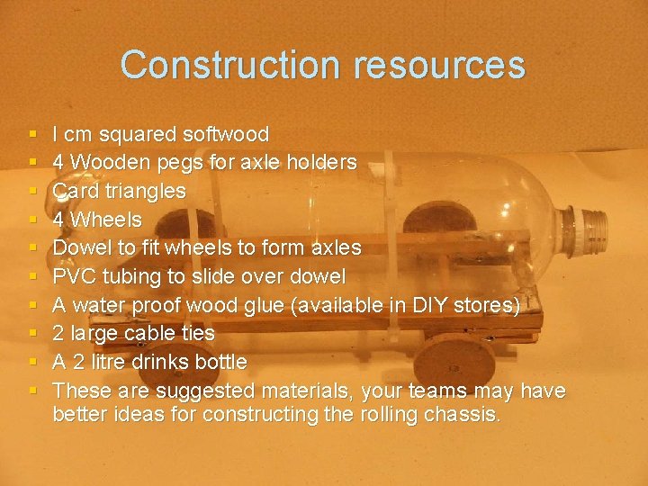 Primary Rocket Car Project Science ICT Design and