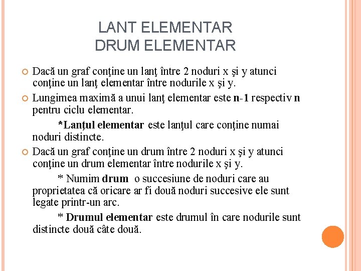 FORMULE GRAFURI CUPRINS Grafuri neorientate Grafuri speciale Arbori