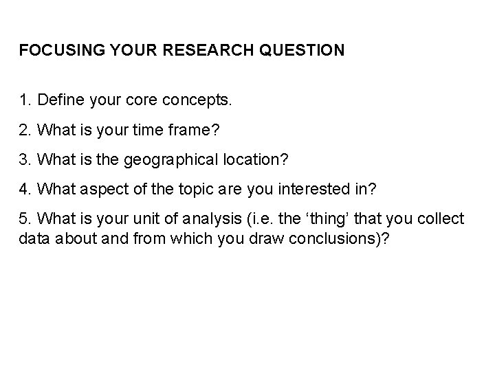 CHAPTER FOUR RESEARCH QUESTIONS AIMS AND OBJECTIVES WHERE