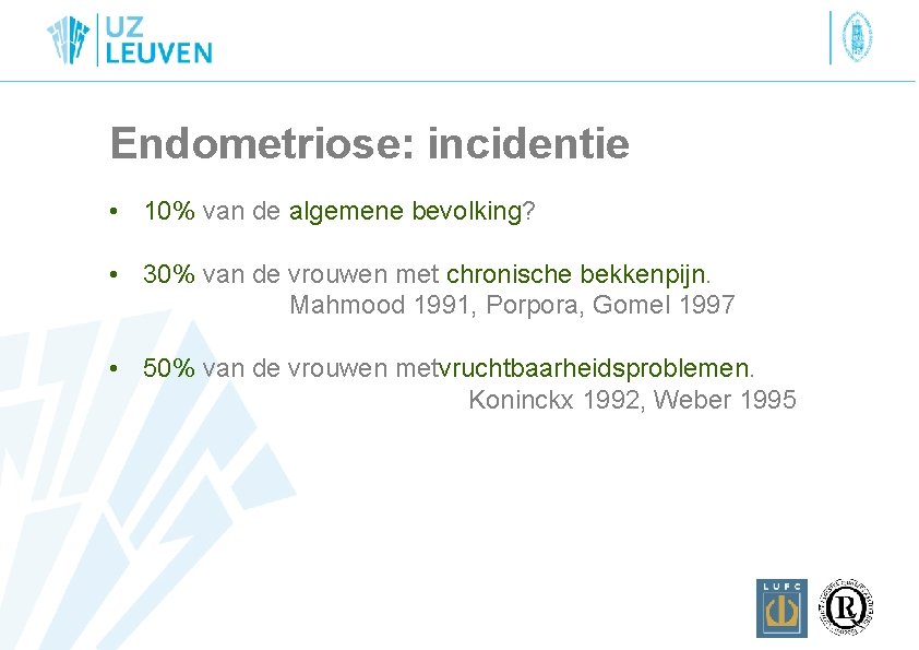 ENDOMETRIOMA PETER DE LOECKER CHRISTEL MEULEMAN THOMAS D