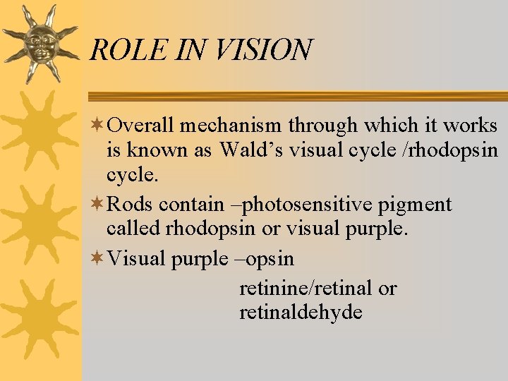 VITAMIN A Dr Manisha CHEMISTRY Common structural unit