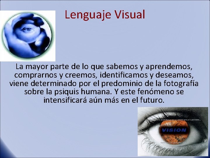Lenguaje Visual Lenguaje Visual Cunto vemos Esta sencilla