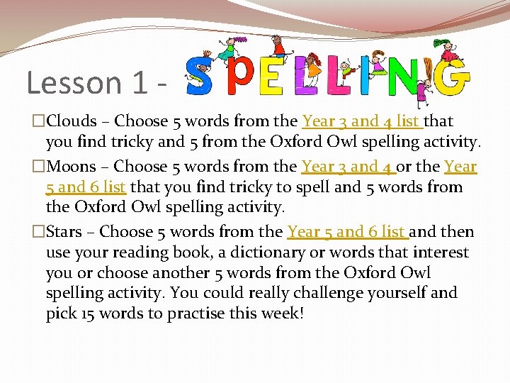 Coundon Primary School Year 5 English Home Learning