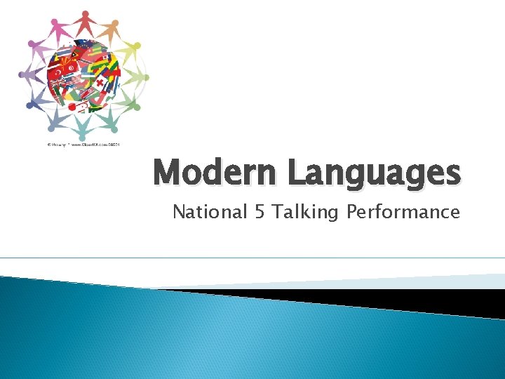 Modern Languages National 5 Talking Performance Talking Assessment