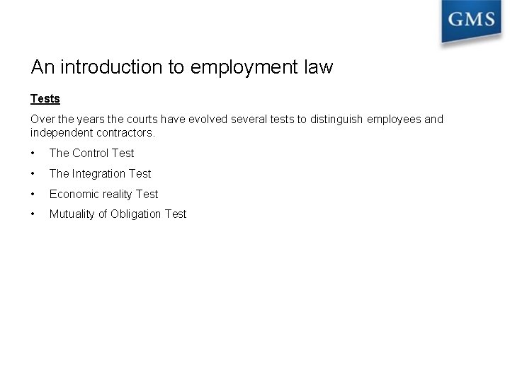 An Introduction to Employment Law Enterprise and its