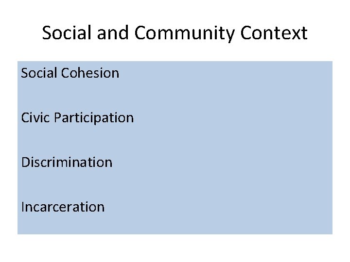 Beyond Healthcare The role of social determinants in
