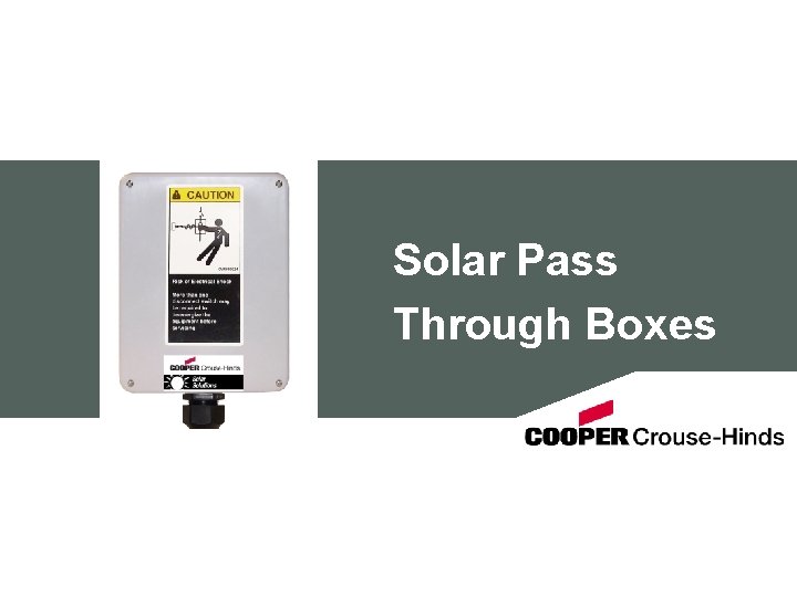 1 Presentation Overview Solar Industry Overview Intro into